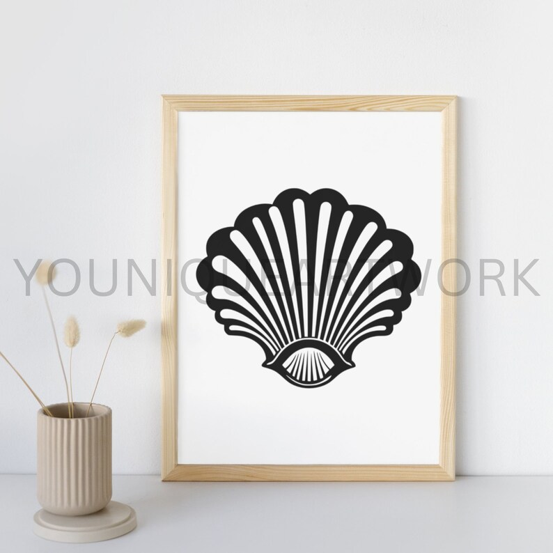 Seashell SVG Bundle PNG Seashell Clipart Hand Drawn - Etsy