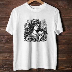 Persephone SVG Bundle, Greek Goddess Clipart, Hand Drawn Greek ...