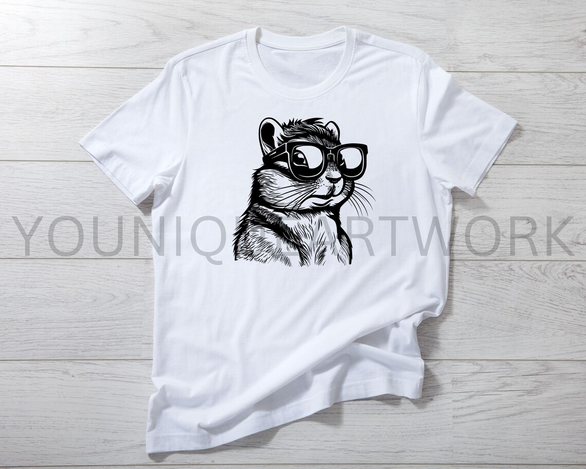 Chipmunk SVG Bundle, PNG, Cute Chipmunk Clipart, Hand Drawn Chipmunk ...