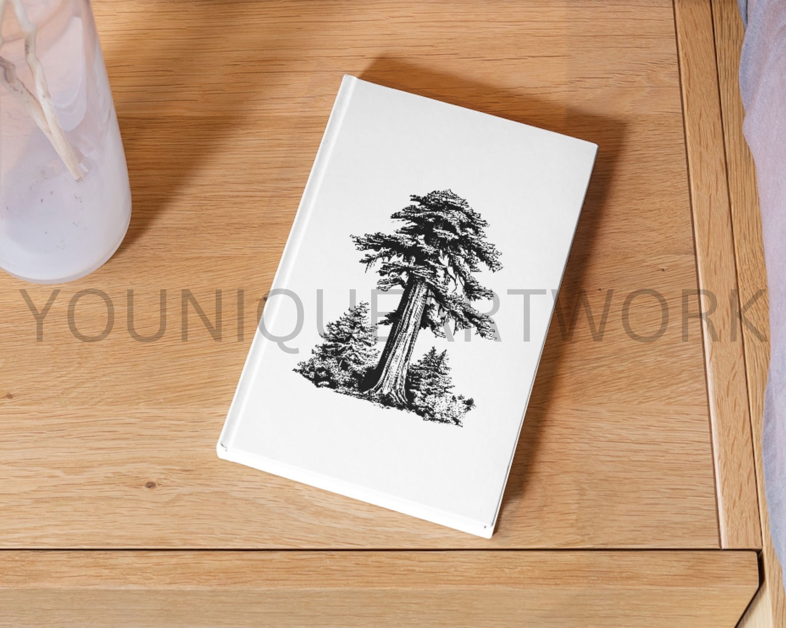 Redwood SVG Bundle, PNG, Trees Clipart, Hand Drawn Redwood Tree Vector ...