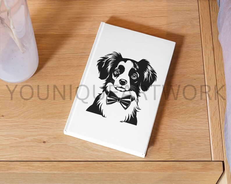 Papillon SVG Bundle PNG Papillon Clipart Hand Drawn Peeking - Etsy