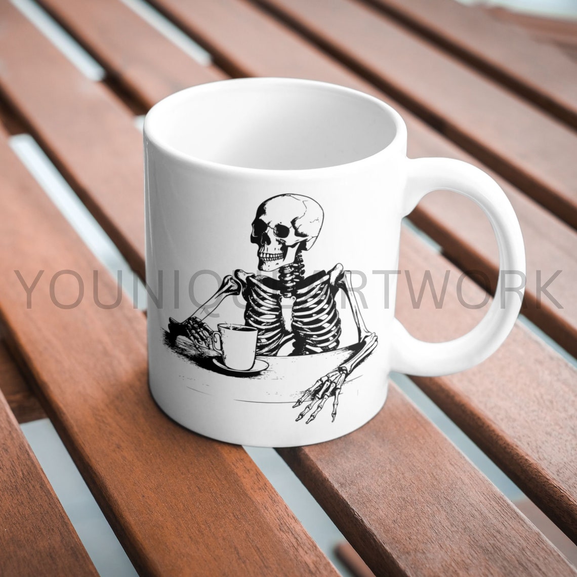 Skeleton Drinking SVG Bundle, PNG, Funny Skeletons Clipart, Hand Drawn ...