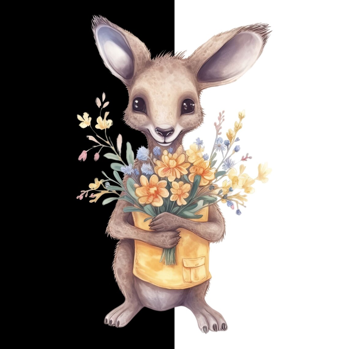 Cute Kangaroo Clipart, Kangaroo PNG Files for Sublimation, Kangaroos ...