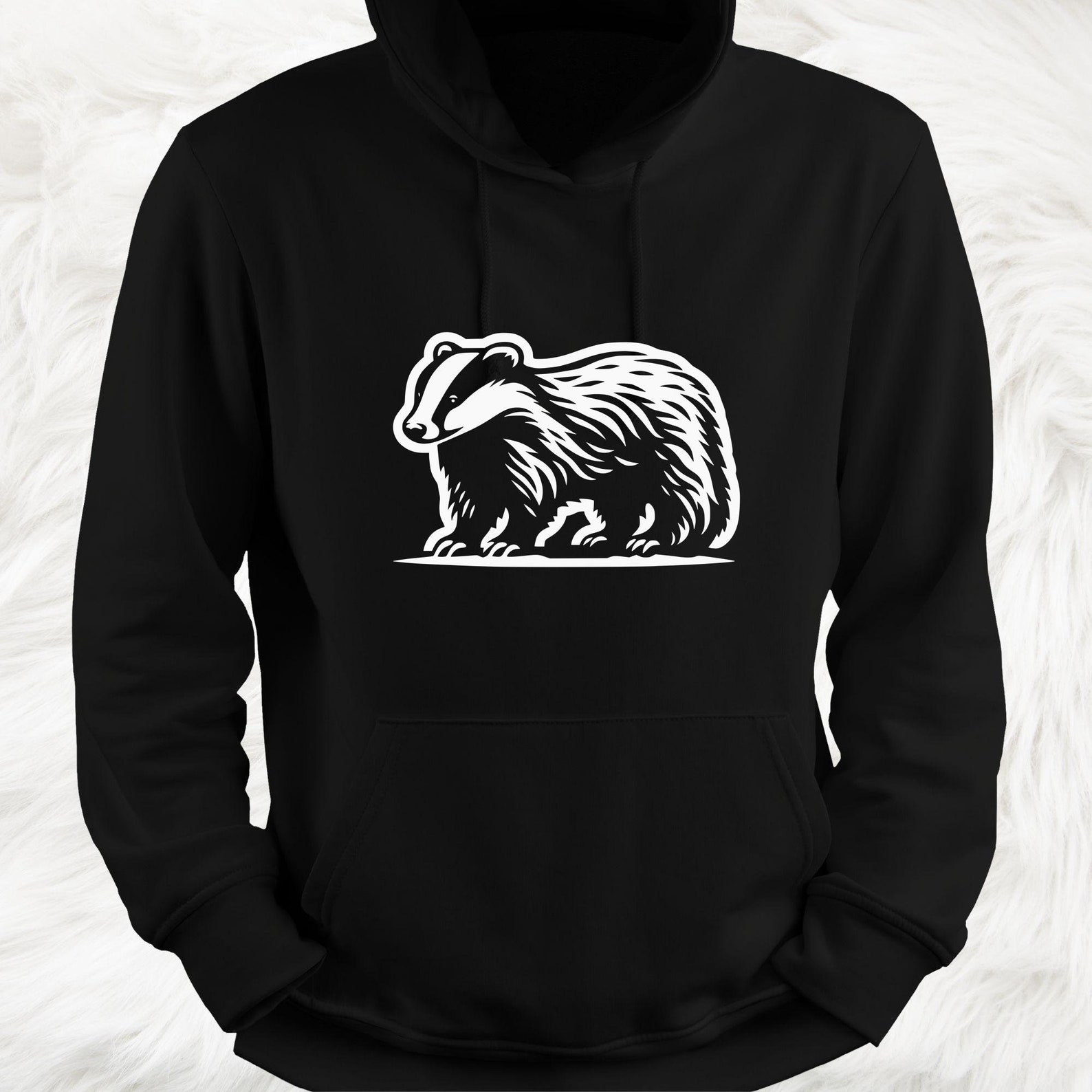 Badger SVG Bundle, Badger Clipart, Hand Drawn Badger Lover Theme Vector ...