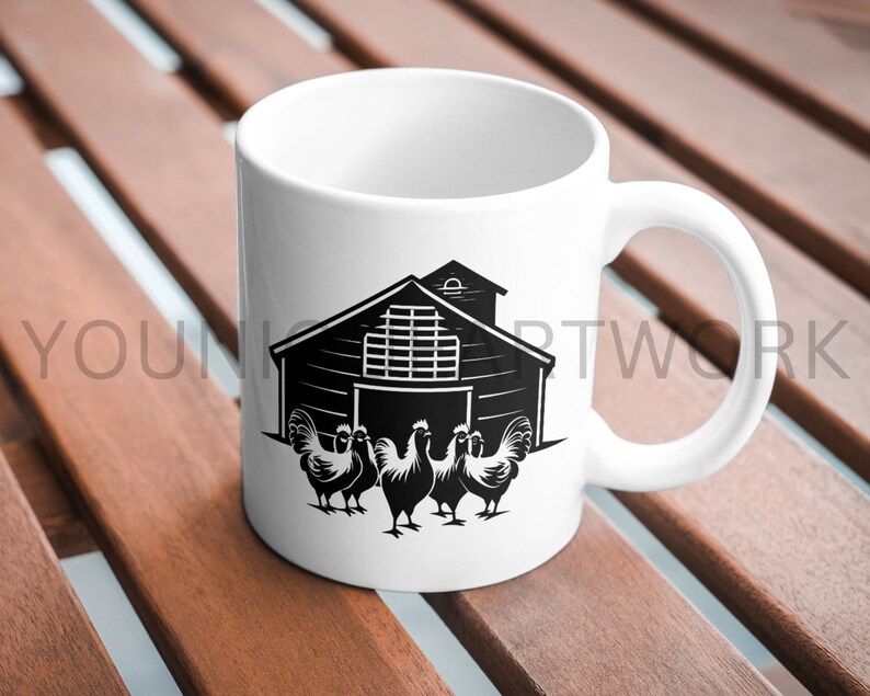 Chicken Farm SVG Bundle PNG Farm Animals Clipart Hand Drawn - Etsy