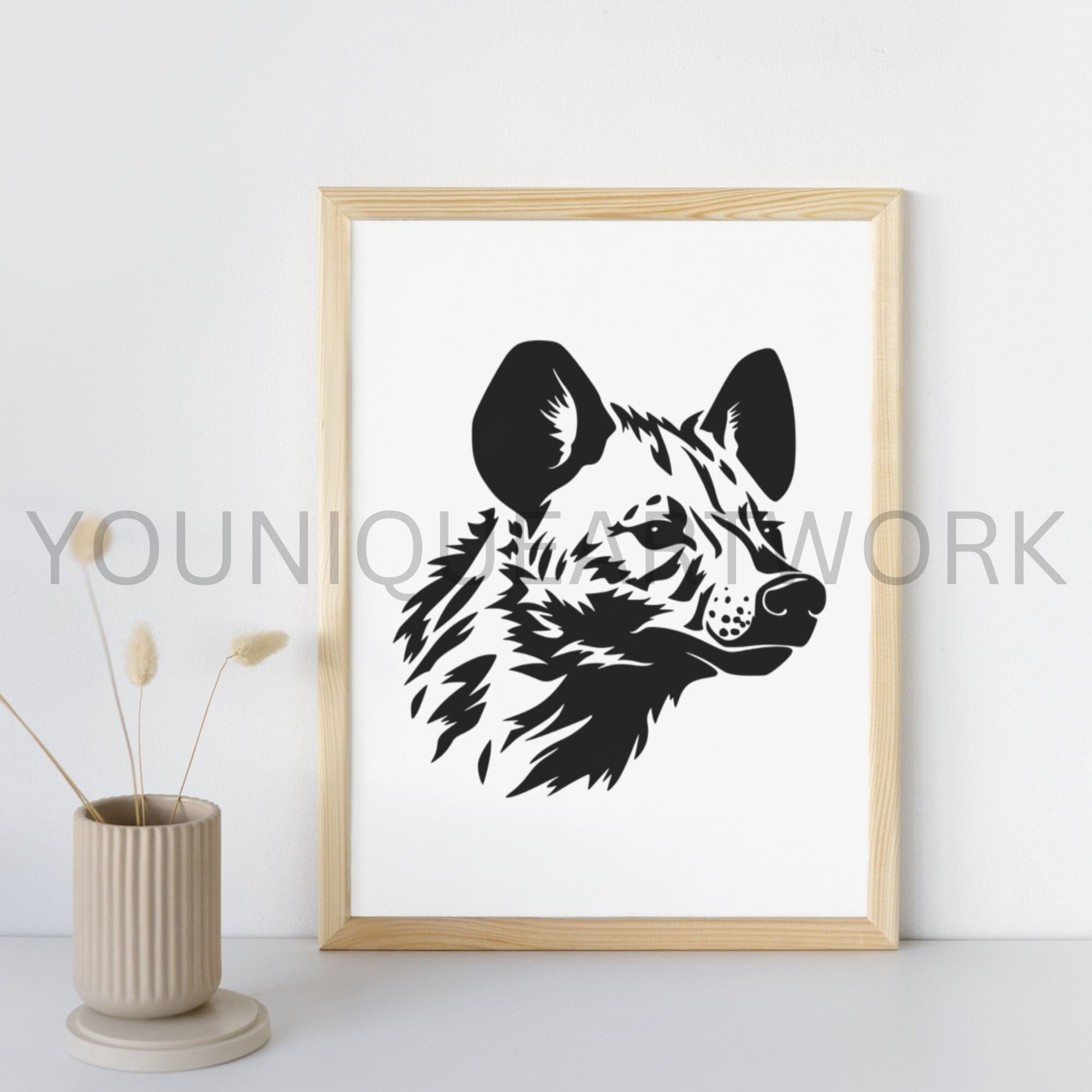 Hyena SVG Bundle, PNG, Hyena Clipart, Hand Drawn Hyenas Vector ...