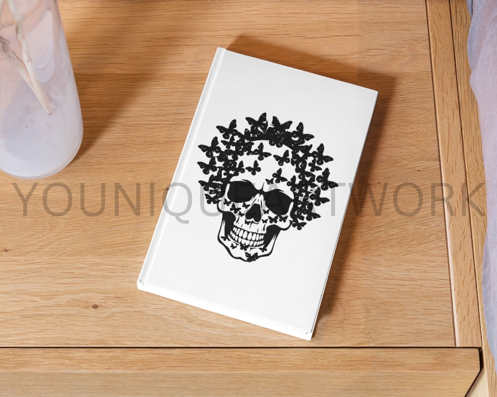 Butterfly Skull SVG Bundle, PNG, Werewolf Clipart, Hand Drawn Werewolf ...