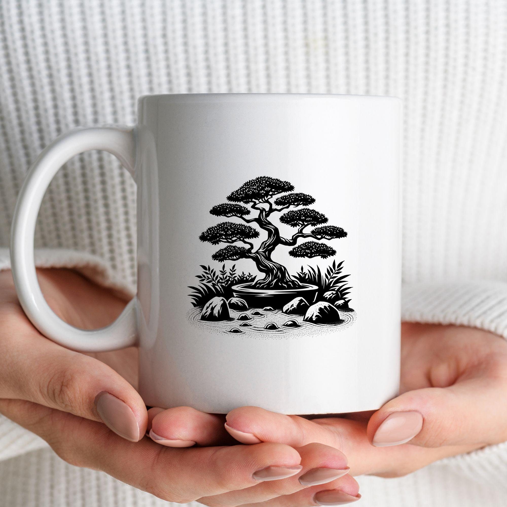 Bonsai Tree SVG Bundle, Bonsai Tree Clipart, Hand Drawn Bonsai Theme ...