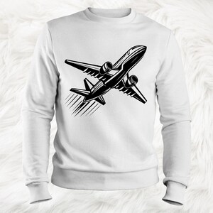 Airplane SVG Bundle, Plane Clipart, Hand Drawn Aviation Theme Vector ...