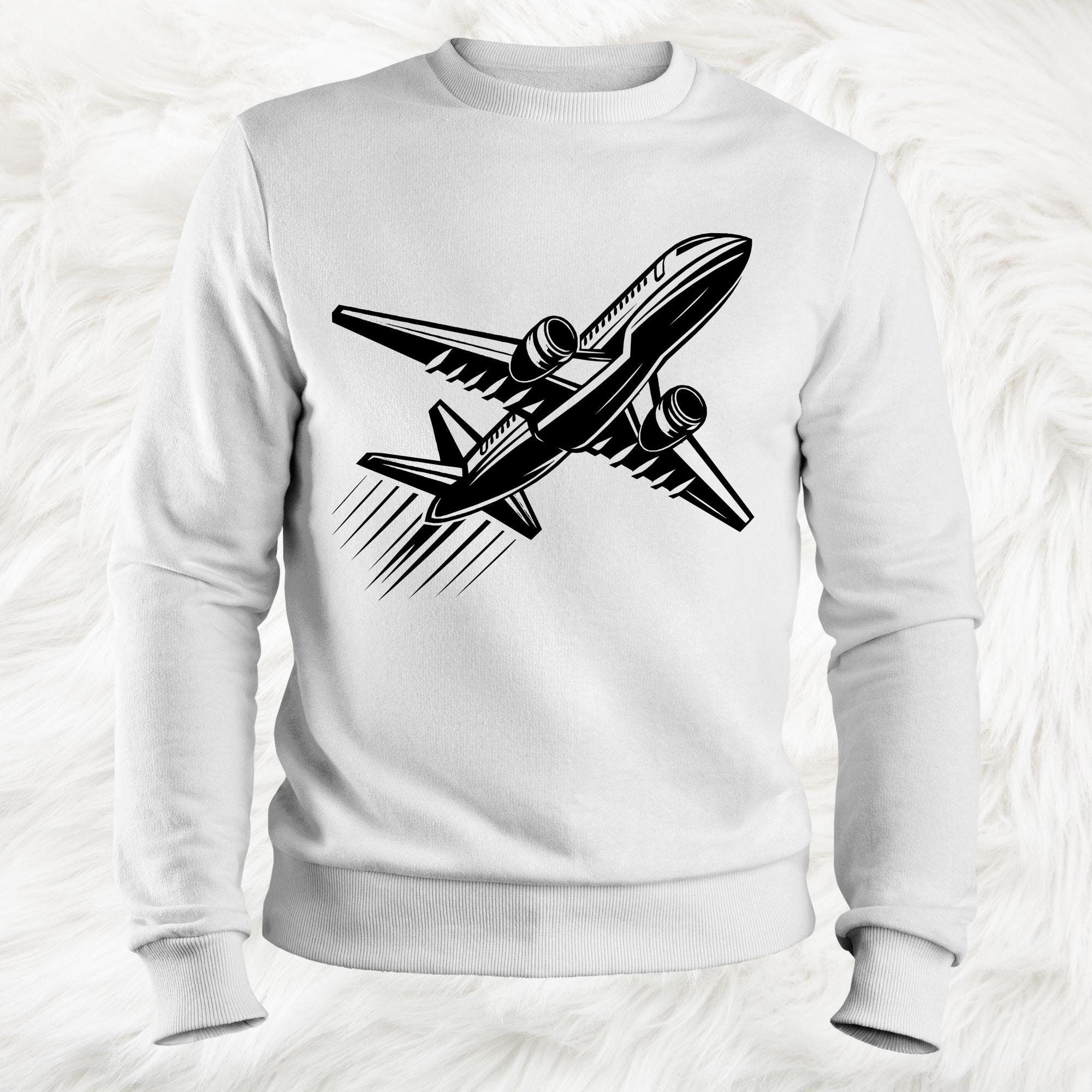 Airplane SVG Bundle, Plane Clipart, Hand Drawn Aviation Theme Vector ...