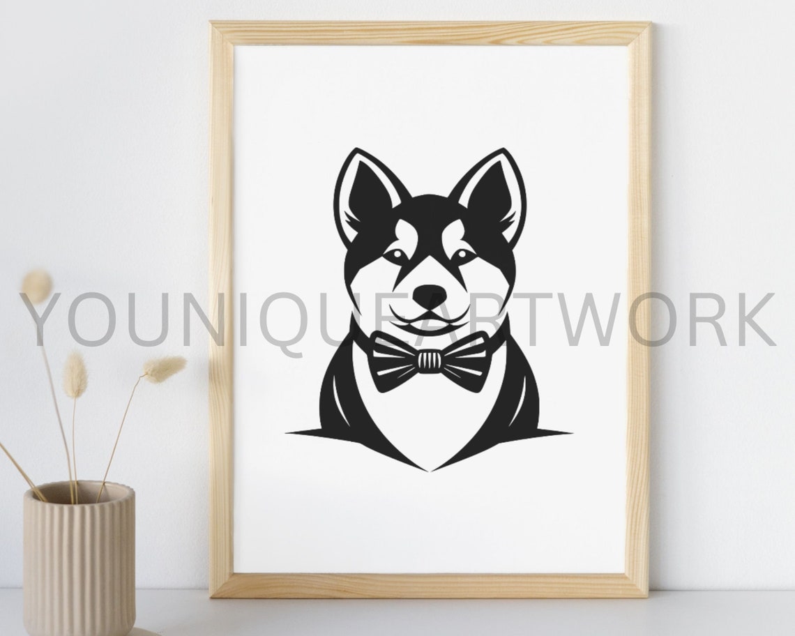 Shiba Inu SVG Bundle PNG Cute Dogs Clipart Hand Drawn - Etsy