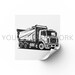 Garbage Truck SVG Bundle, PNG, Garbage Truck Clipart, Hand Drawn ...