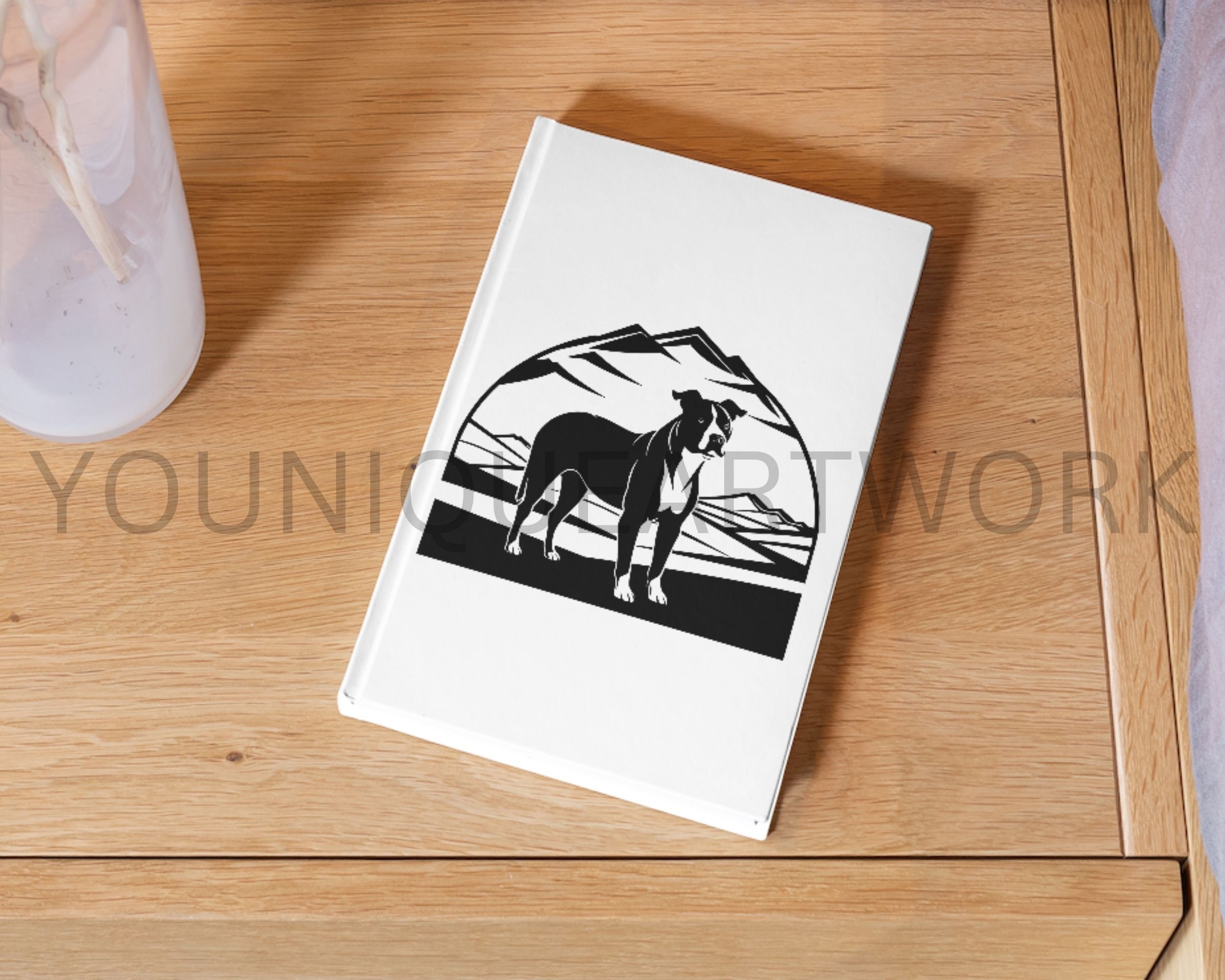American Staffordshire Terrier SVG Bundle, PNG, Funny Dog Clipart, Hand ...