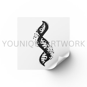 Dna SVG Bundle, PNG, Floral Dna Clipart, Hand Drawn Flower Dna Vector ...