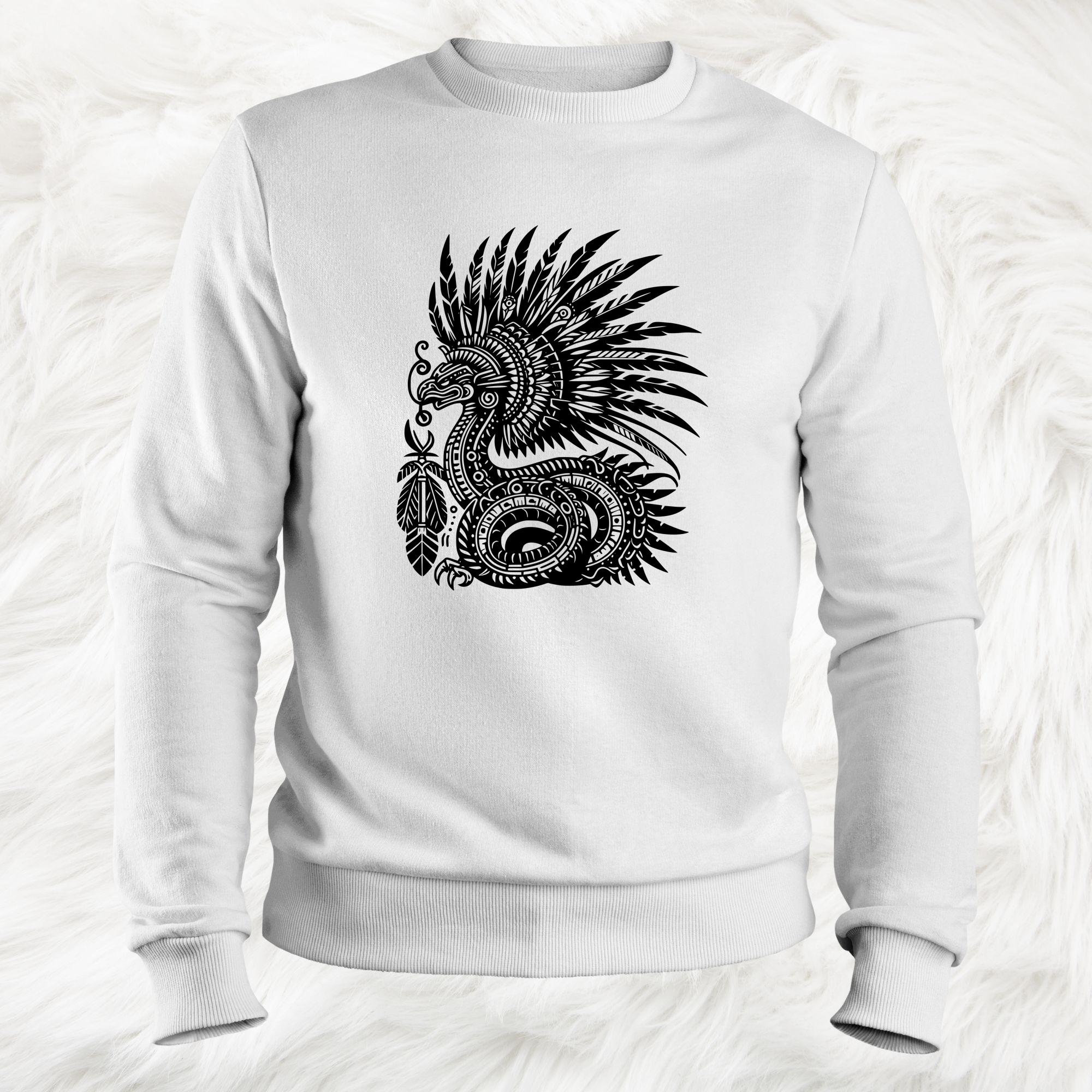 Quetzalcoatl SVG Bundle, Aztec God Clipart, Hand Drawn Mesoamerican Art ...
