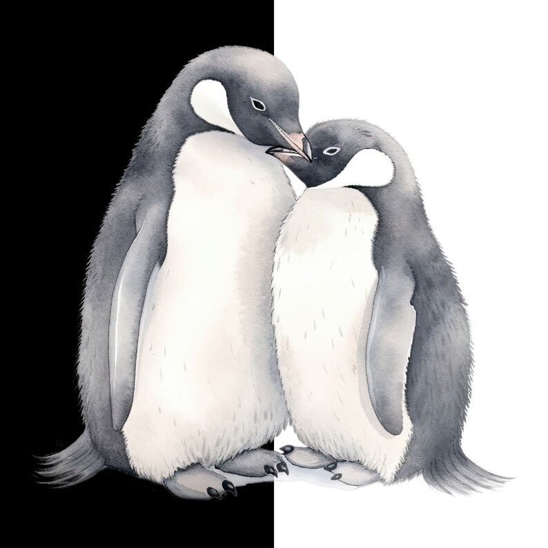 Cute Penguin Clipart, Penguin PNG Files for Sublimation, Penguins Clip ...