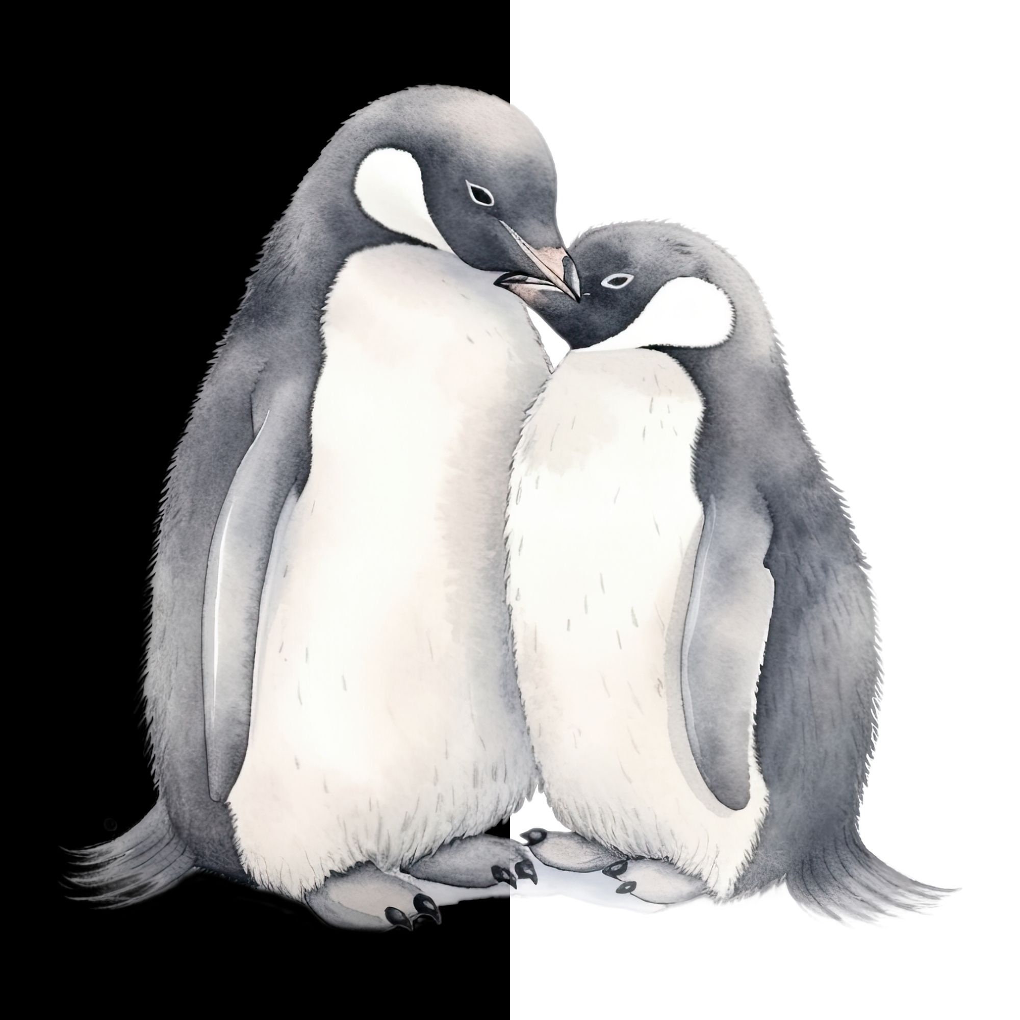 Cute Penguin Clipart, Penguin PNG Files for Sublimation, Penguins Clip ...
