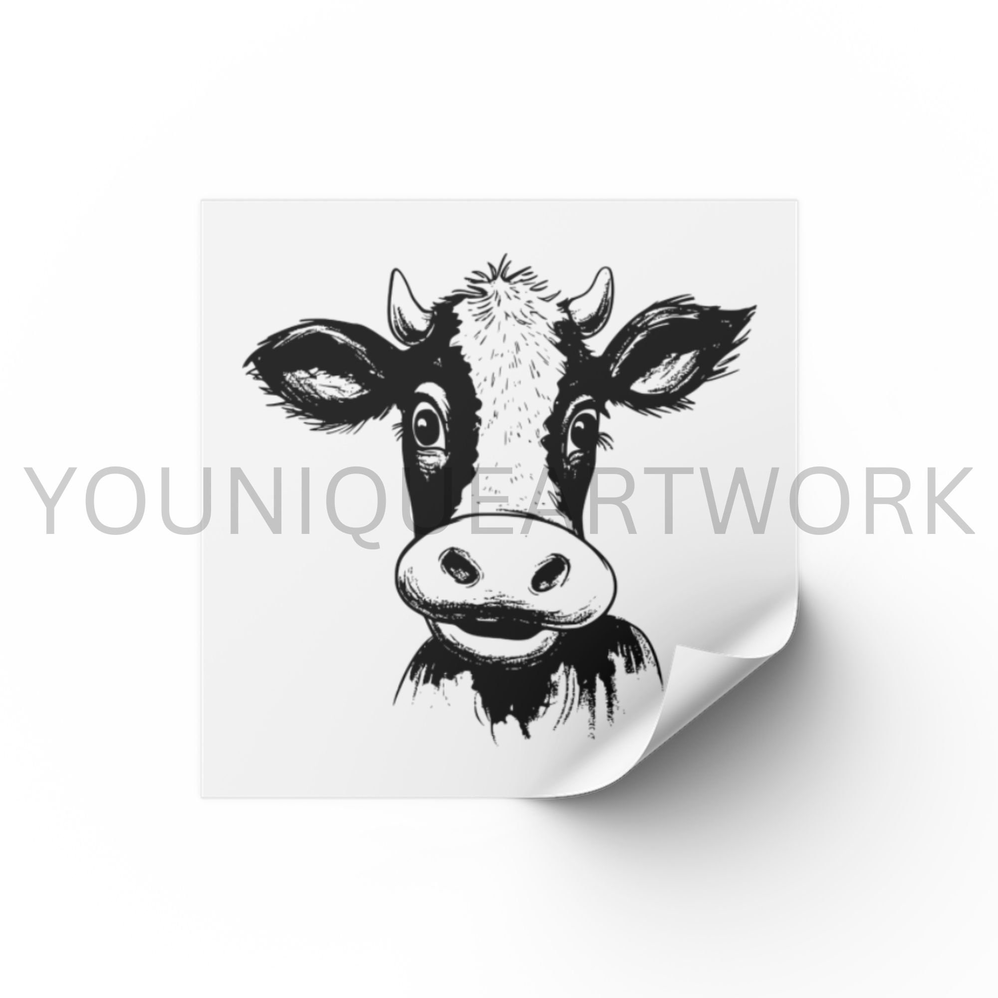 Cute Cow SVG Bundle PNG Farm Animal Clipart Hand Drawn Baby - Etsy