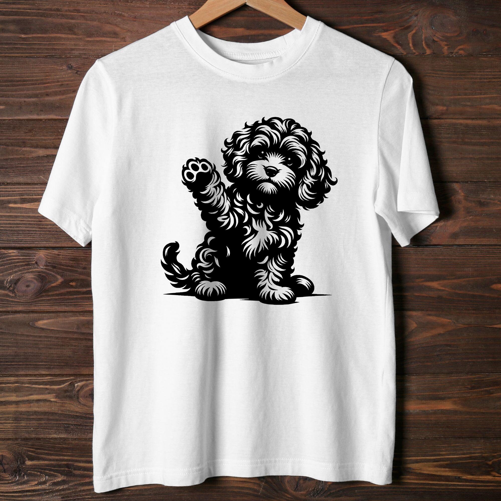 Cavapoo SVG Bundle, Cavapoo Clipart, Hand Drawn Dog Theme Vector ...