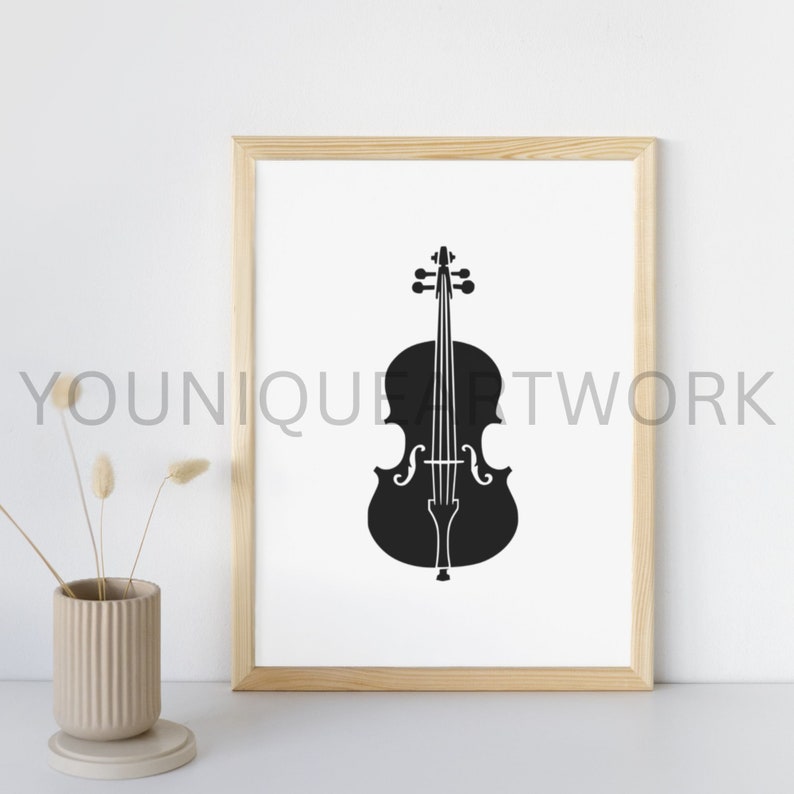 Cello SVG Bundle PNG Cellist Clipart Hand Drawn Cello - Etsy