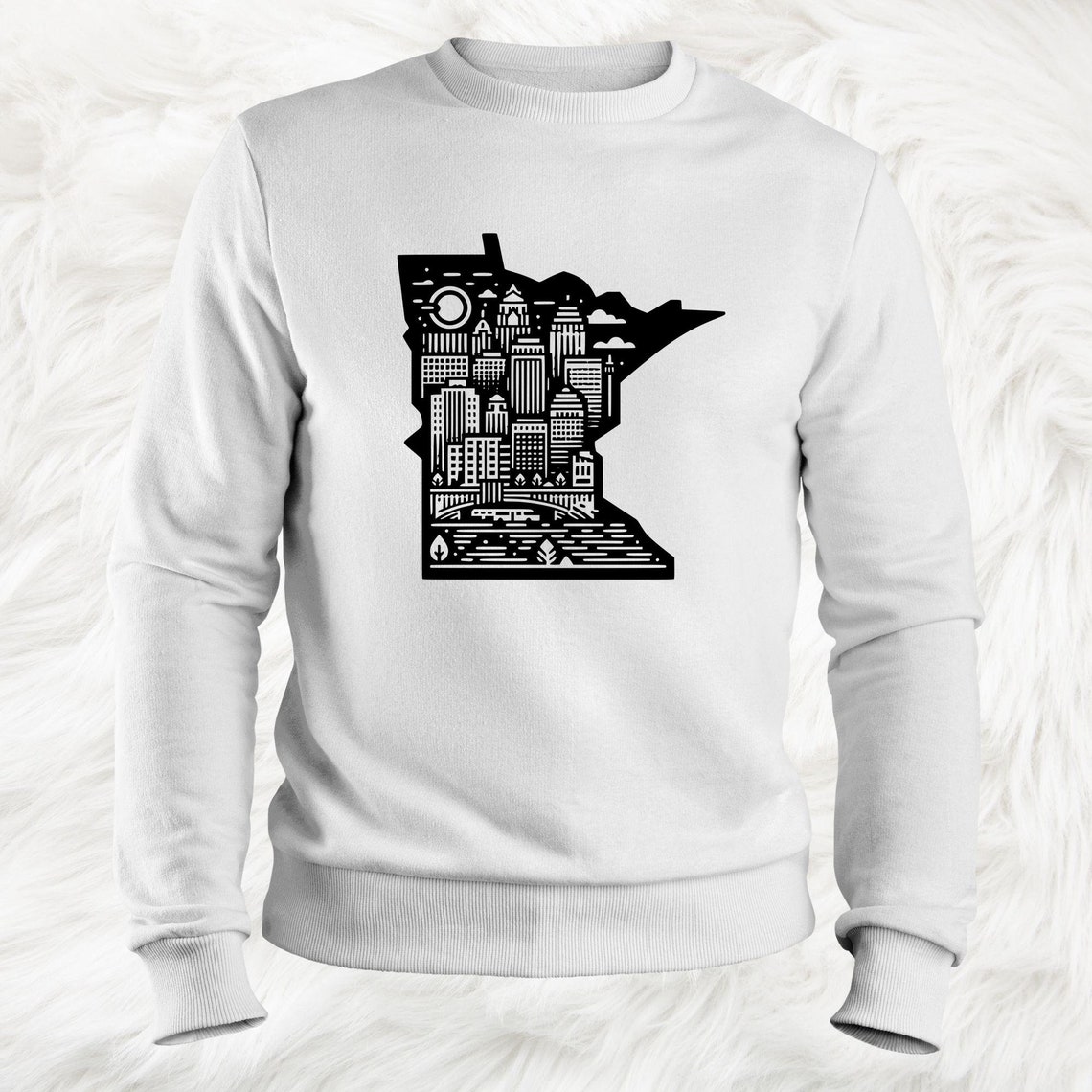 Minnesota SVG Bundle, Minnesota Clipart, Minneapolis, Loon, Walleye ...