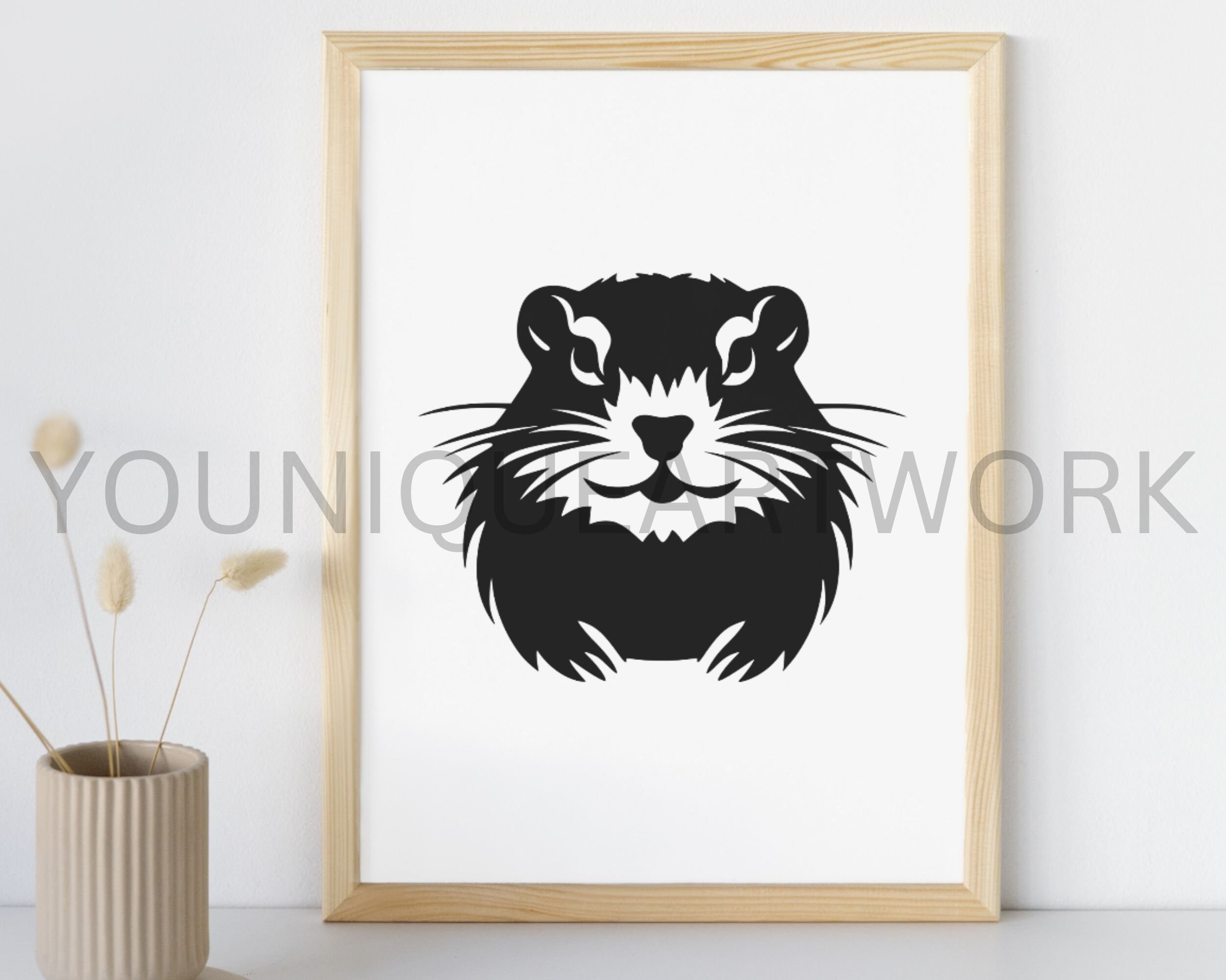 Gopher SVG Bundle, PNG, Gopher Clipart, Hand Drawn Gopher Vector ...