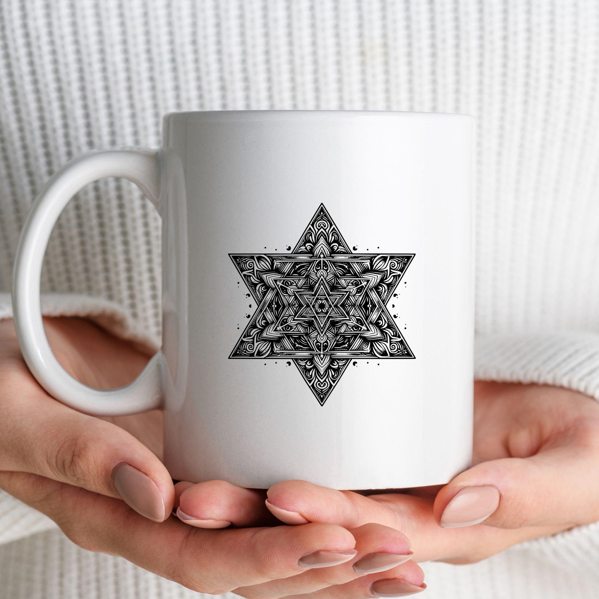 Star of David SVG Bundle, Jewish Symbol Clipart, Hand Drawn Magen David ...