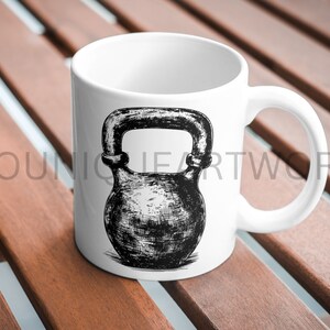 Kettlebell SVG Bundle, PNG, Kettlebell Clipart, Hand Drawn Kettlebell ...