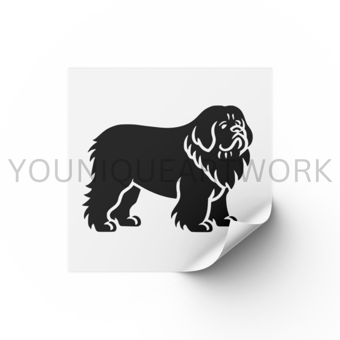 Newfoundland SVG Bundle PNG Dogs Clipart Hand Drawn Dog - Etsy
