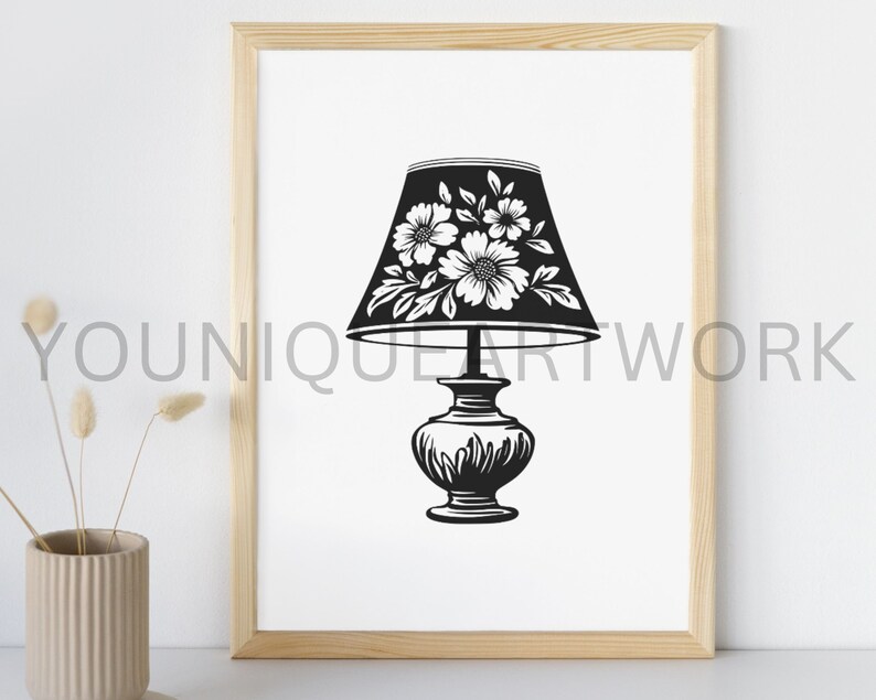 Lamp SVG Bundle PNG Lantern Clipart Hand Drawn Lamps Vector - Etsy