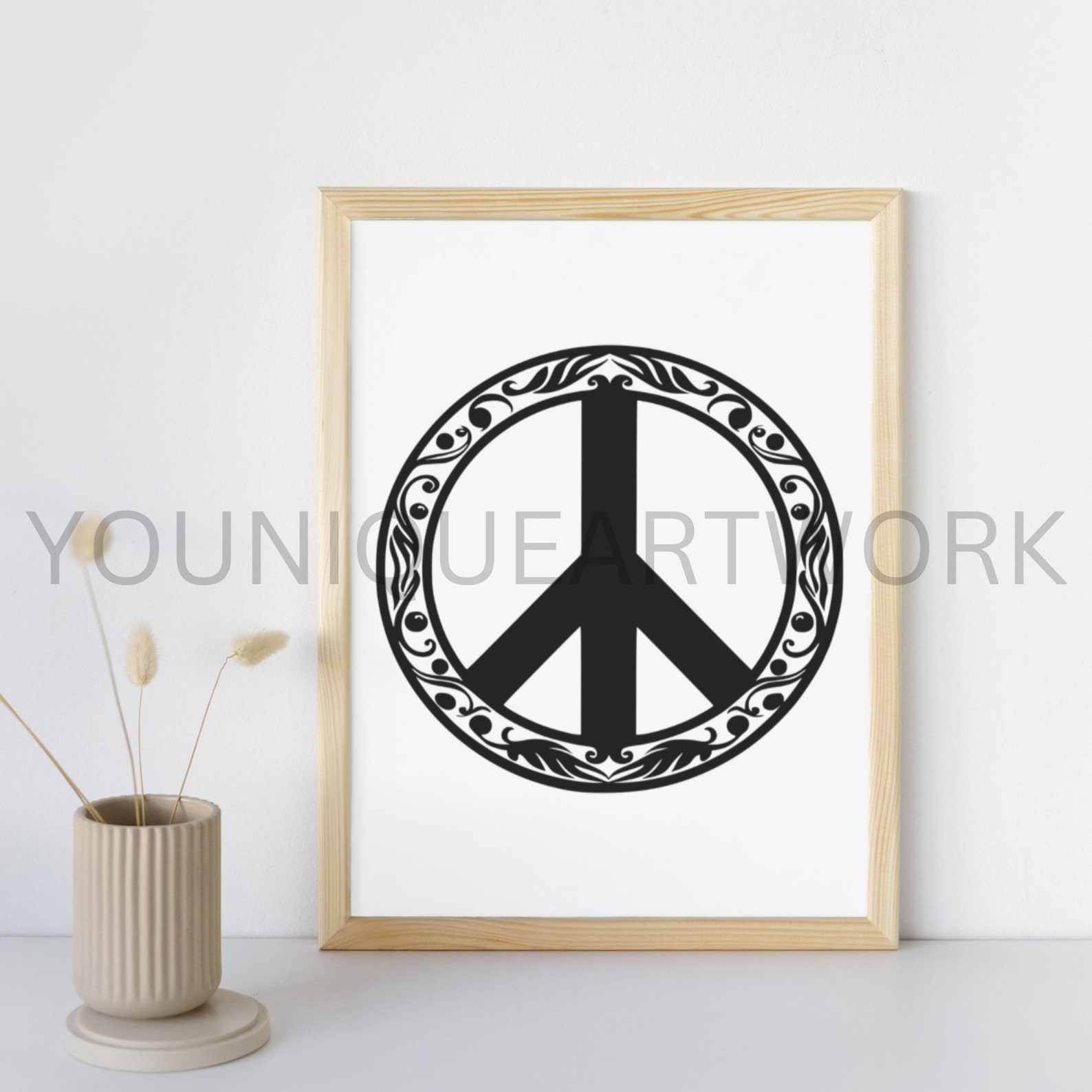 Peace Sign SVG Bundle PNG Peace Symbol Clipart Hand Drawn - Etsy