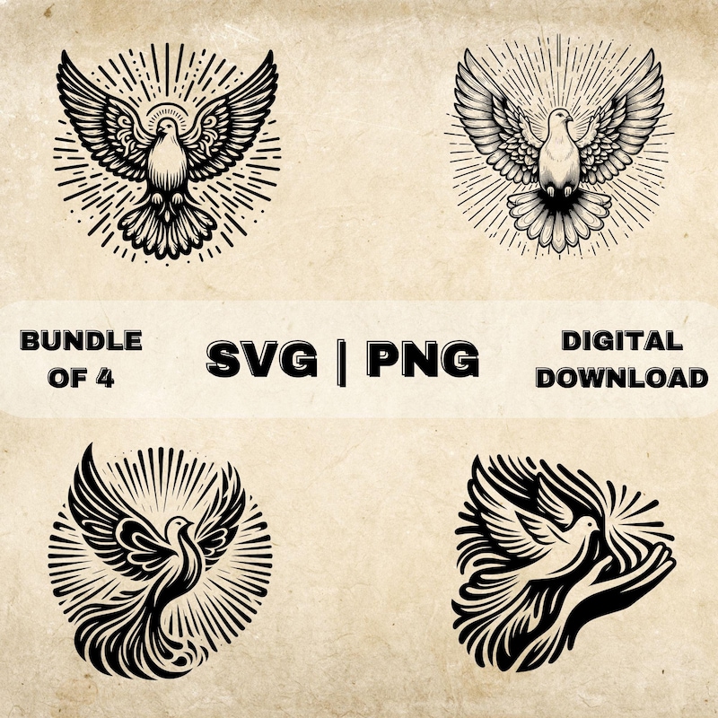 Holy Spirit Svg - Etsy