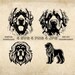 Leonberger SVG Bundle, PNG, Dogs Clipart, Hand Drawn Dog Vector ...