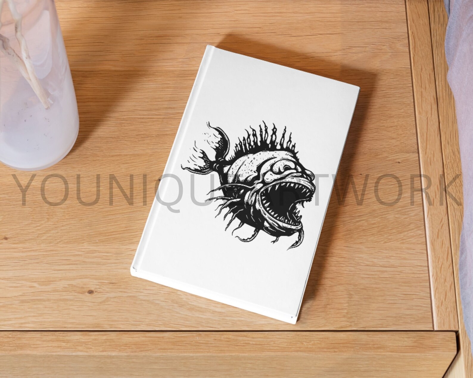 Anglerfish SVG Bundle PNG Angler Fish Clipart Hand Drawn - Etsy