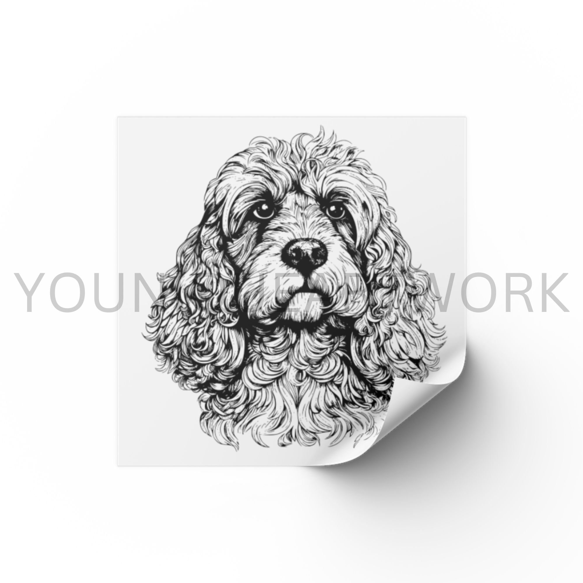 Cockapoo SVG Bundle PNG Dogs Clipart Hand Drawn Dog Vector - Etsy