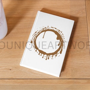 Coffee Stains SVG Bundle, PNG, Coffee Stains Clipart, Hand Drawn Coffee ...