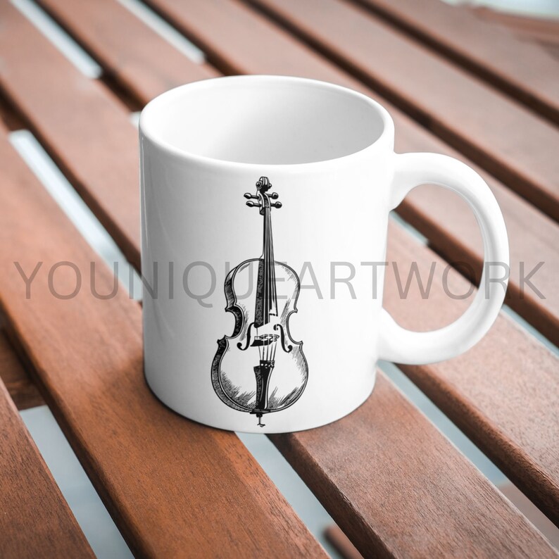 Cello SVG Bundle PNG Cellist Clipart Hand Drawn Cello - Etsy