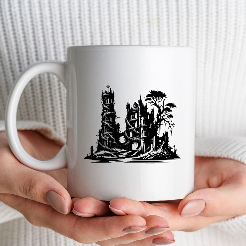 Enchanted Castle SVG Bundle, PNG, Castle Clipart, Hand Drawn Fantasy ...