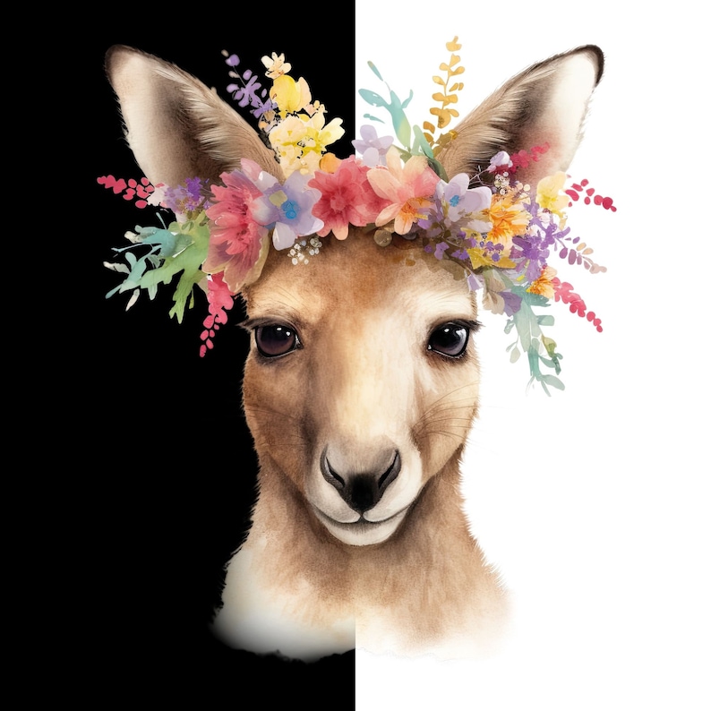 Cute Kangaroo Clipart Kangaroo PNG Files for Sublimation - Etsy Australia