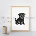 Border Terrier SVG Bundle, PNG, Dogs Clipart, Hand Drawn Dog Vector ...