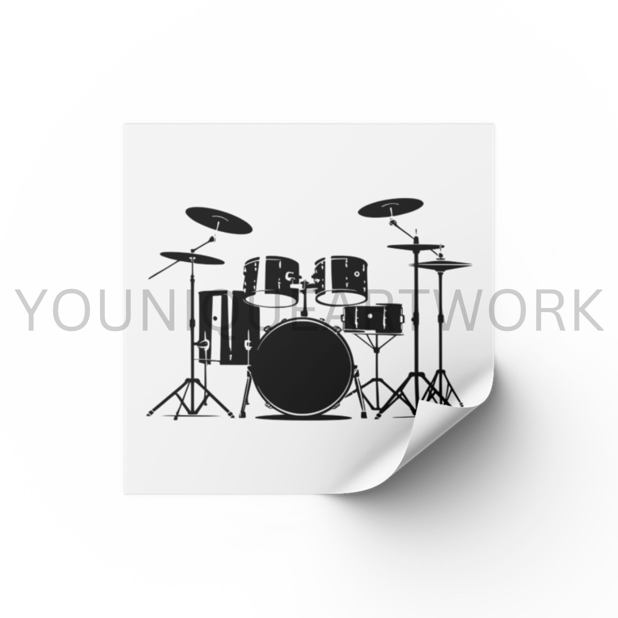 Drum Set Svg Bundle, PNG, Drummer Clipart, Hand Drawn Drums Vector ...