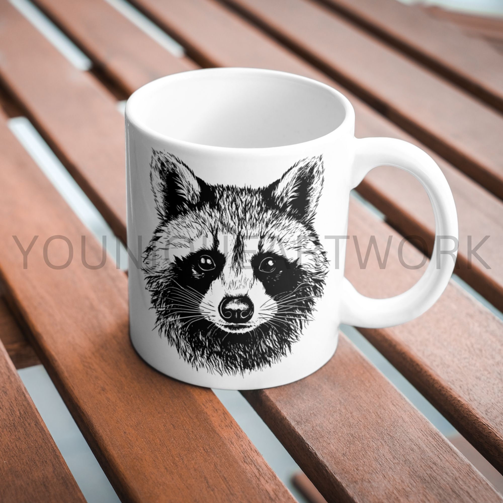 Raccoon SVG Bundle PNG Raccoon Clipart Hand Drawn Raccoons - Etsy