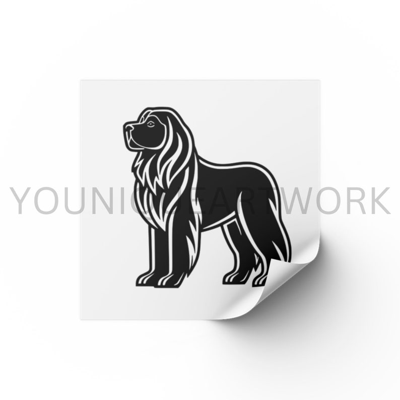Leonberger SVG Bundle, PNG, Dogs Clipart, Hand Drawn Dog Vector ...