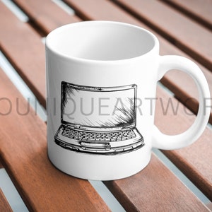 Laptop SVG Bundle, PNG, Laptop Clipart, Hand Drawn Laptop Vector ...