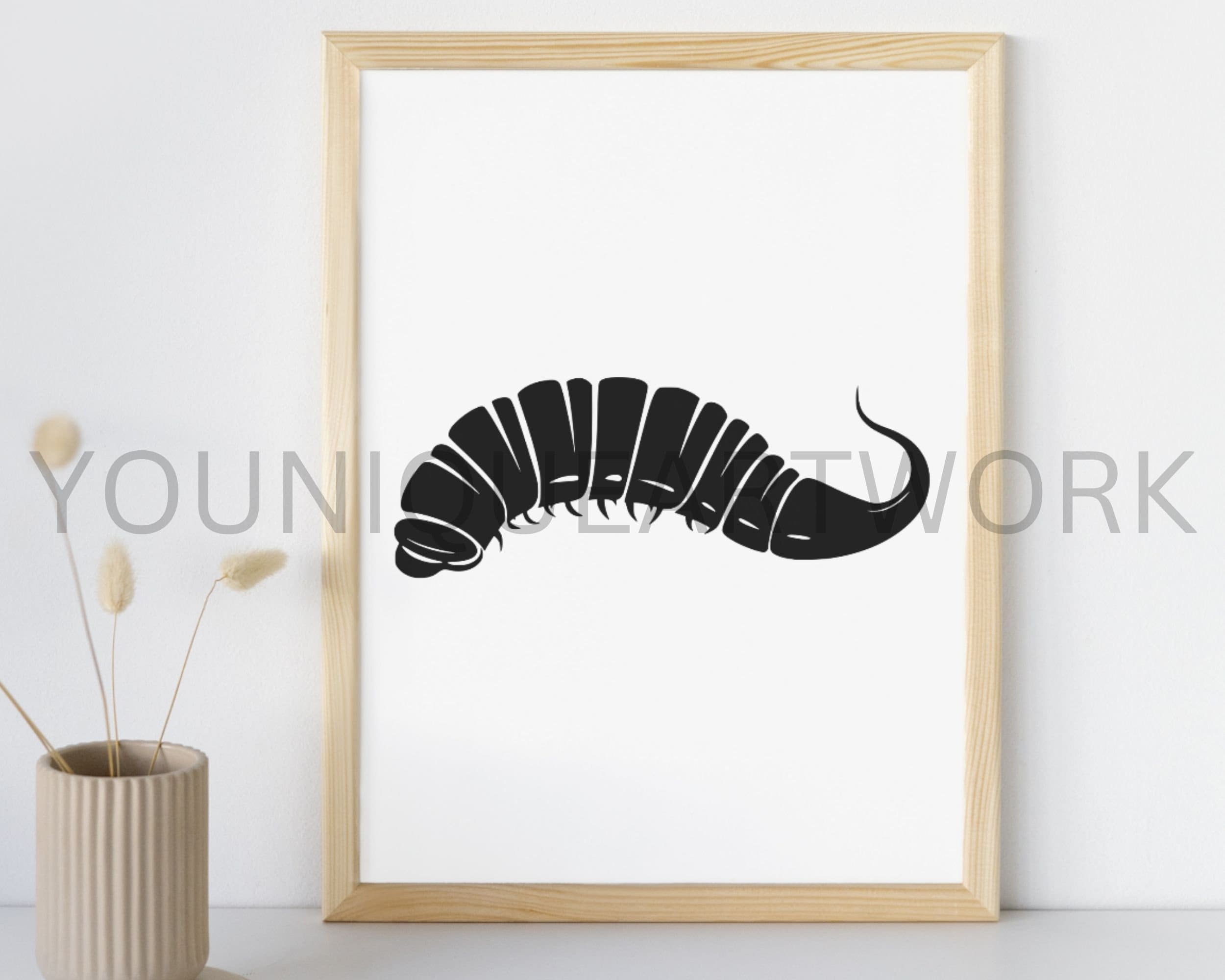 Worm SVG Bundle, PNG, Worm Clipart, Hand Drawn Insect Vector ...