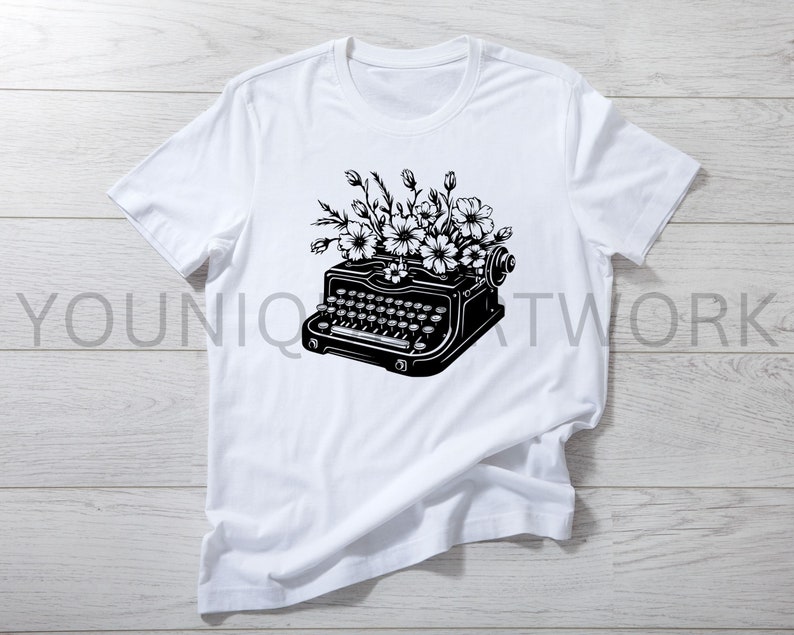 Typewriter SVG Bundle PNG Typewriter Clipart Hand Drawn - Etsy