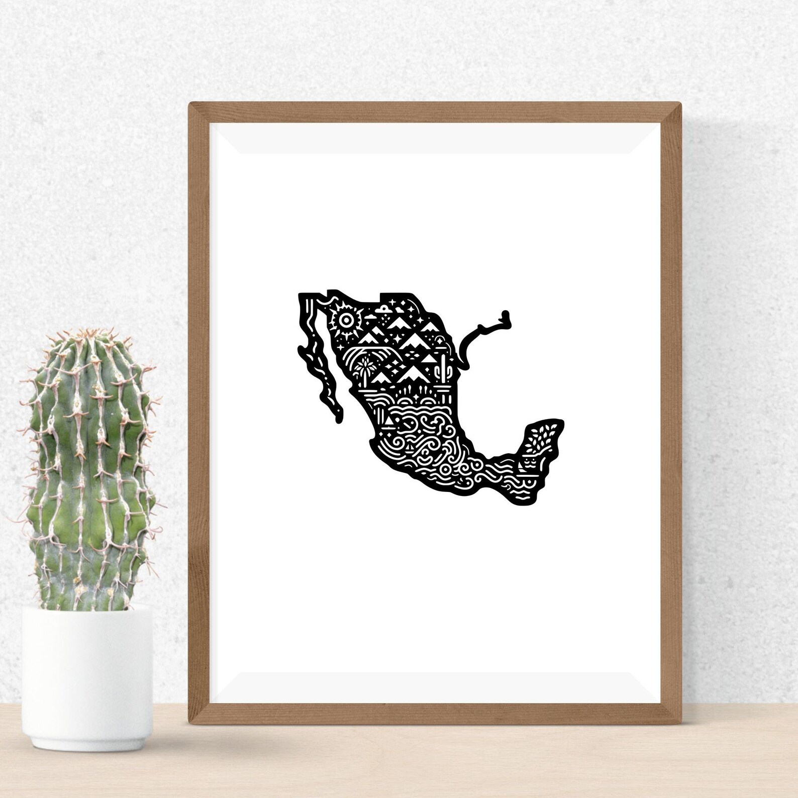 Mexico SVG Bundle, Mexican Clipart, Hand Drawn Mexico Flag, Art Theme ...