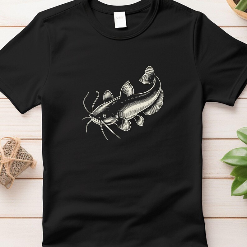 Catfish SVG Bundle, Fishing Clipart, Hand Drawn Catfish Lover Theme ...
