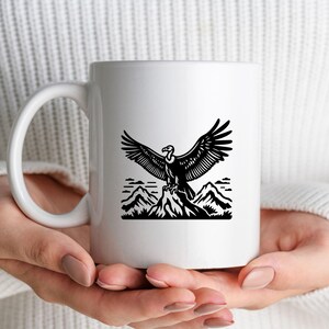 Condor SVG Bundle, Condor Clipart, Hand Drawn Bird Lover Theme Vector ...