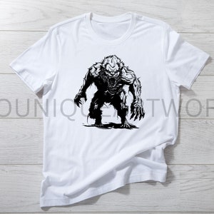 Werewolf SVG Bundle, PNG, Werewolf Clipart, Hand Drawn Werewolf ...